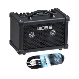 BOSS BY ROLAND Boss Dual Cube Bass LX Bass Amp mit Kabel Verstärker