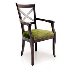 JVmoebel Armlehnstuhl Polster Stühle Wohn Ess Zimmer Textil Designer Stuhl Luxus Lehnstuhl