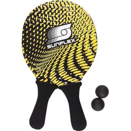 Sunflex Beachballschläger Neopren Beachball Set Splash schwarz