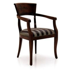 JVmoebel Armlehnstuhl, Stuhl mit Armlehne Esszimmerstuhl Holz Neu Esszimmer Stühle Design