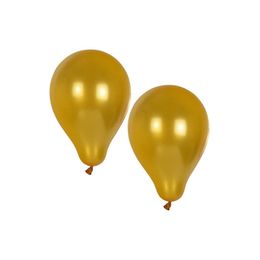 Papstar Luftballon 10 Luftballons Ø 25 cm gold