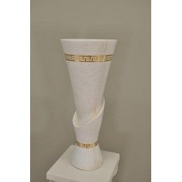 JVmoebel Skulptur XXL Big Vase Design Medusa Antik Stil Blumen Vasen Pokal Deko 0890