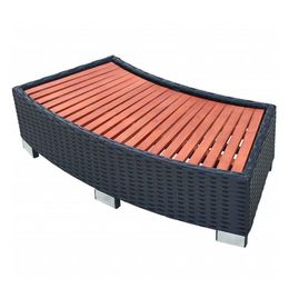 DOTMALL Poolleiter Pooltreppe Outdoor Poly Rattan