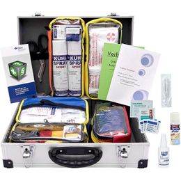 WM-Teamsport Erste-Hilfe-Koffer SPORT-Betreuerkoffer"ALU-PRO" mit Modultaschen DIN 13157 + DIN 13164