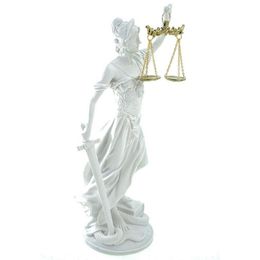 Kremers Schatzkiste Dekofigur Alabaster Justitia Göttin der Gerechtigkeit 32 cm