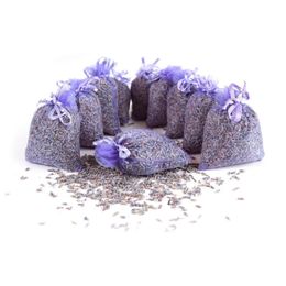 Quertee Lavendelkissen 10x Lavendelsäckchen Lavendel aus Frankreich Mottenschutz Duftsäckchen