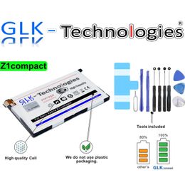 GLK-Technologies High Power Ersatzakku kompatibel mit Sony Xperia Z1 Compact / D5503 / (ersetzt LIS1529ERPC)