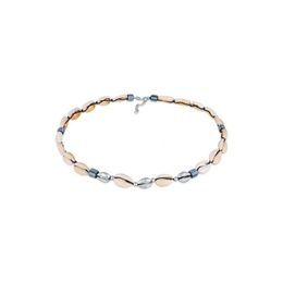 Elli Perlenkette Kauri Muschel Glas Beads Surfer Style 925 Silber