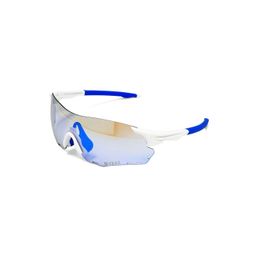 YEAZ Sportbrille SUNELATION sport-sonnenbrille weiß/rot