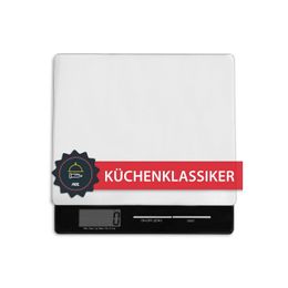 ADE Küchenwaage Kompaktwaage mit LCD-Display spart Platz in der Küche