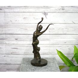 Bronzeskulpturen Skulptur Bronzefigur junge Tänzerin