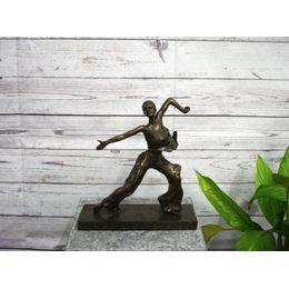 Bronzeskulpturen Skulptur Bronzefigur junge Tänzerin Ballerina