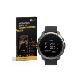 Protectorking Schutzfolie 1x 9H Hartglas für Polar Grit X Pro Titan Smart Watch Displayschutz