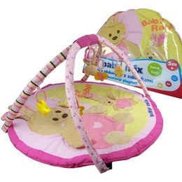 BabyMix Spielbogen Hase und Häschen – Krabbeldecke Babymatte