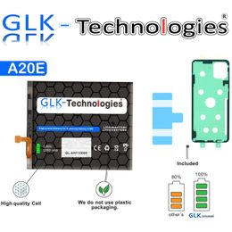 GLK-Technologies High Power Ersatzakku kompatibel mit Samsung Galaxy A20e SM-A102 SM-A102N SM-A102P GLK-Technologies Battery accu 3200mAh Akku inkl. 2X Klebebandsätze Handy-Akku 3200 mAh