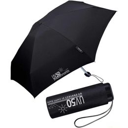 Happy Rain Taschenregenschirm UV-Protect UV50 Ultra Mini Flat mit Sonnenschutz