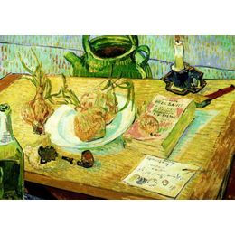 Postkarte Kunstkarte Vincent van Gogh "Stillleben mit Zeichenbrett