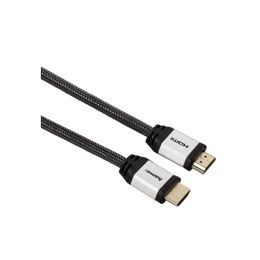 Hama HQ High-Speed HDMI-Kabel 4m 2.0b Gewebe Gold Video-Kabel