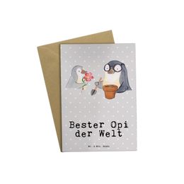 Mr. & Mrs. Panda Mr. & Mrs. Panda Grußkarte Pinguin Bester Opi der Welt