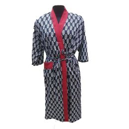 Indradanush Damenbademantel Kimono Bademantel für Damen gemustert Viskose luftig Einheitsgröße