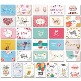 Homewit Geschenkkarte 40 Stück Dankeskarten Postkarten zum Danke sagen Blanko Karten Set