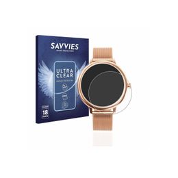 Savvies Schutzfolie für Naixues Women's Smartwatch 1.08" (39mm)