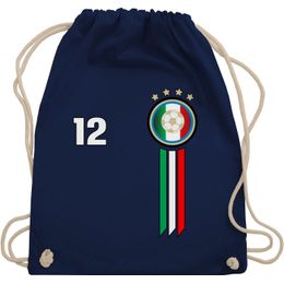 Shirtracer Turnbeutel 12. Mann Italien Emblem