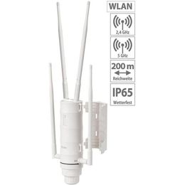 7Links WLR-1200 Wetterfester Outdoor-WLAN-Repeater Antenne mit 1.200 Mbit/s WLAN-Repeater