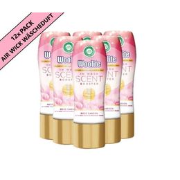 Air Wick Woolite 12x 300ml Wäscheparfüm Wäscheduft Duft Wäsche Parfum Set Vollwaschmittel (12-St. Wäscheparfüm Wäscheduft flüssig für Waschmaschine und Handwäsche)