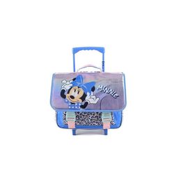 Disney Minnie Mouse Trolley Schultasche auf Rädern Leopard 41 CM Trolley für Kinder