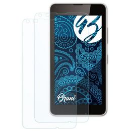 Bruni Schutzfolie Glasklare Displayschutzfolie für Lumia 640