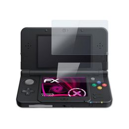atFoliX Schutzfolie Panzerglasfolie für Nintendo New 3DS 2015