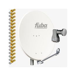 FUBA DAL 808 W Sat Satelliten Anlage Schüssel Octo LNB DEK 817 8 Teilnehmer SAT-Antenne