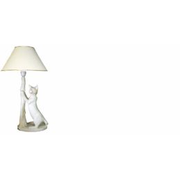 JVmoebel Skulptur Antik Stil Büste Leuchte Tischlampe Tischleuchte Lampen Leuchten