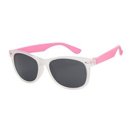 BEZLIT Eyewear Wayfarer Mädchen Kinder Sonnenbrille Cat-Eye Stil (1-St) mit durchsichtigen Bügel