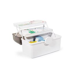 Zedelmaier Aufbewahrungsbox Medikamenten Aufbewahrung Medizinbox Apothekenbox HausapothekeBox Groß (YX1004)