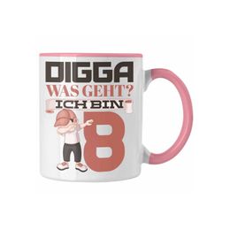 Trendation Tasse Digga Was Geht Ich Bin 8 Geburtstag Tasse Geschenkidee Jungs Jungen 8.