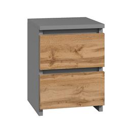 pressiode Nachttisch Kommode mit 2 Schubladen Nachttisch Sideboard Anrichte holz