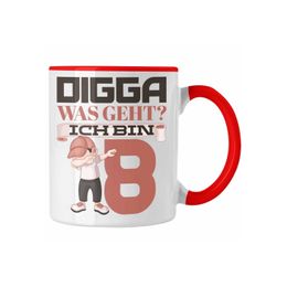 Trendation Tasse Digga Was Geht Ich Bin 8 Geburtstag Tasse Geschenkidee Jungs Jungen 8.