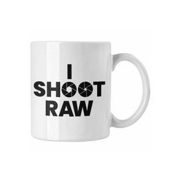 Trendation Tasse Spruch Fotograf Tasse Geschenk i Shoot Raw