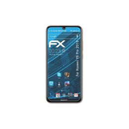 atFoliX Schutzfolie Displayschutz für Huawei Y6 Pro 2019