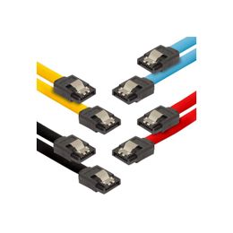 Poppstar SATA Kabelset für SSD / HDD Computer-Kabel