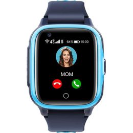 Krostming Daten- und Anrufer-ID-Anzeigefunktionen Smartwatch (4G)