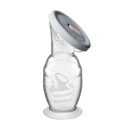 Haakaa Handmilchpumpe Muttermilchpumpe mit Saugfuss 100ml + Silikondeckel Set