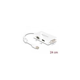 Delock Adapter mini DisplayPort 1.1 Stecker > VGA/HDMI/DVI... Computer-Kabel