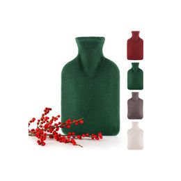 Blumtal Wärmflasche mit Bezug aus Polar Fleece