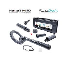 Nokta Metalldetektor Nokta Makro PulseDive Black Unterwasserdetektor Metalldetektor