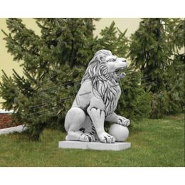 JVmoebel Skulptur Edler Ritter Löwe Figur Skulptur Figuren Skulpturen Garten Terrasse