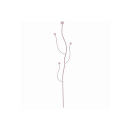siena GARDEN Rankhilfe T&T Orchideenstab rosa wellenförmig + Kugeln Orchideenstäbe Blumenstab