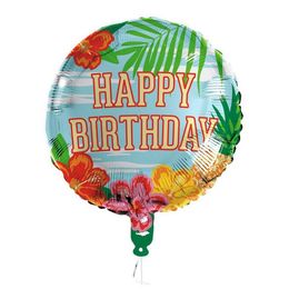 Boland Folienballon Happy Birthday Folienballon Hawaii
